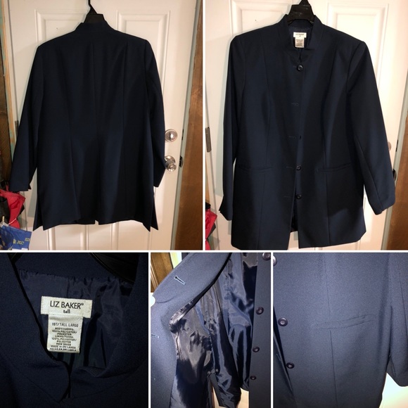 Liz Baker | Jackets & Coats | Liz Baker Tall Blazerjacket Plus Size ...